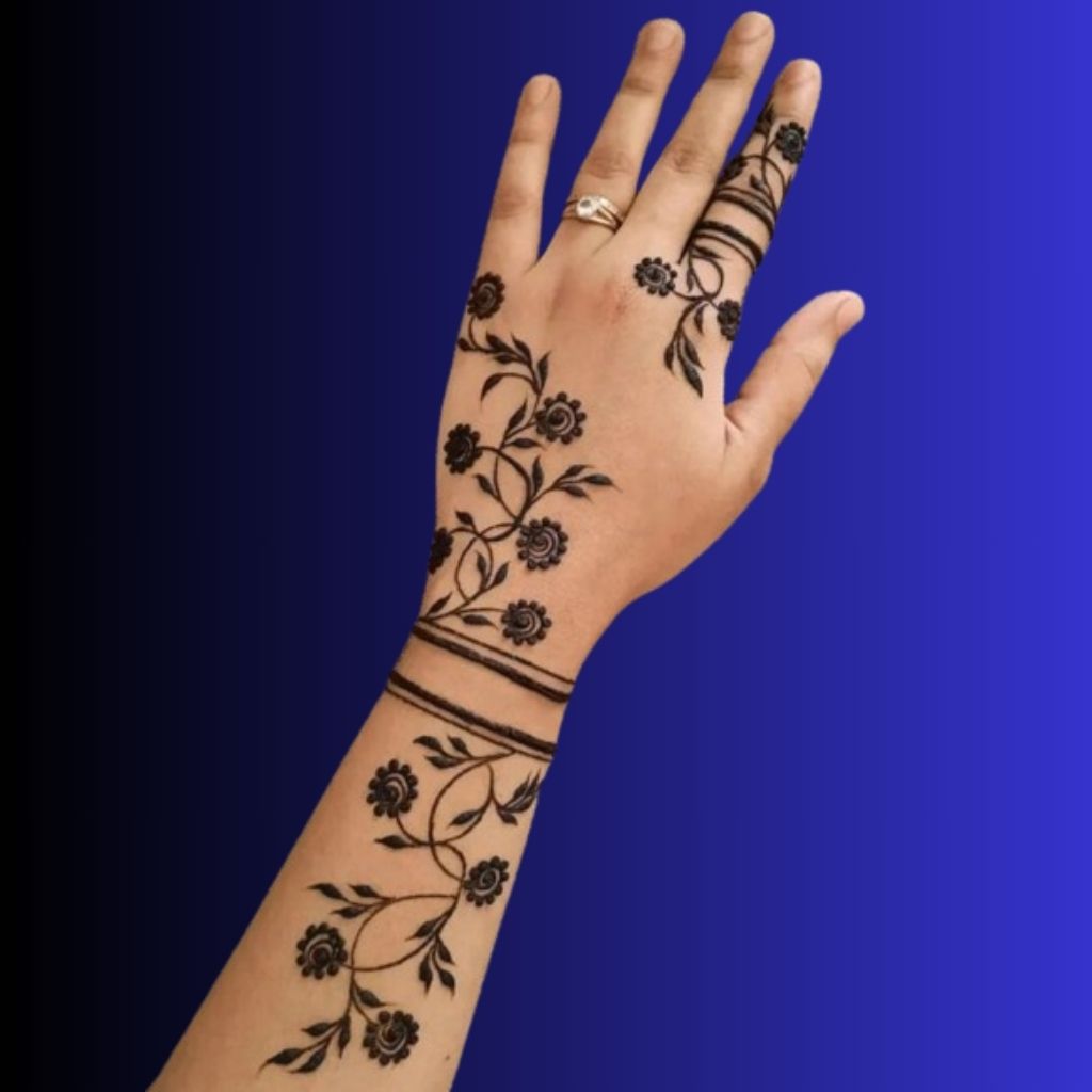 Flower Mehndi Design: + 250 Beautiful Flower Mehndi Designs Simple ...