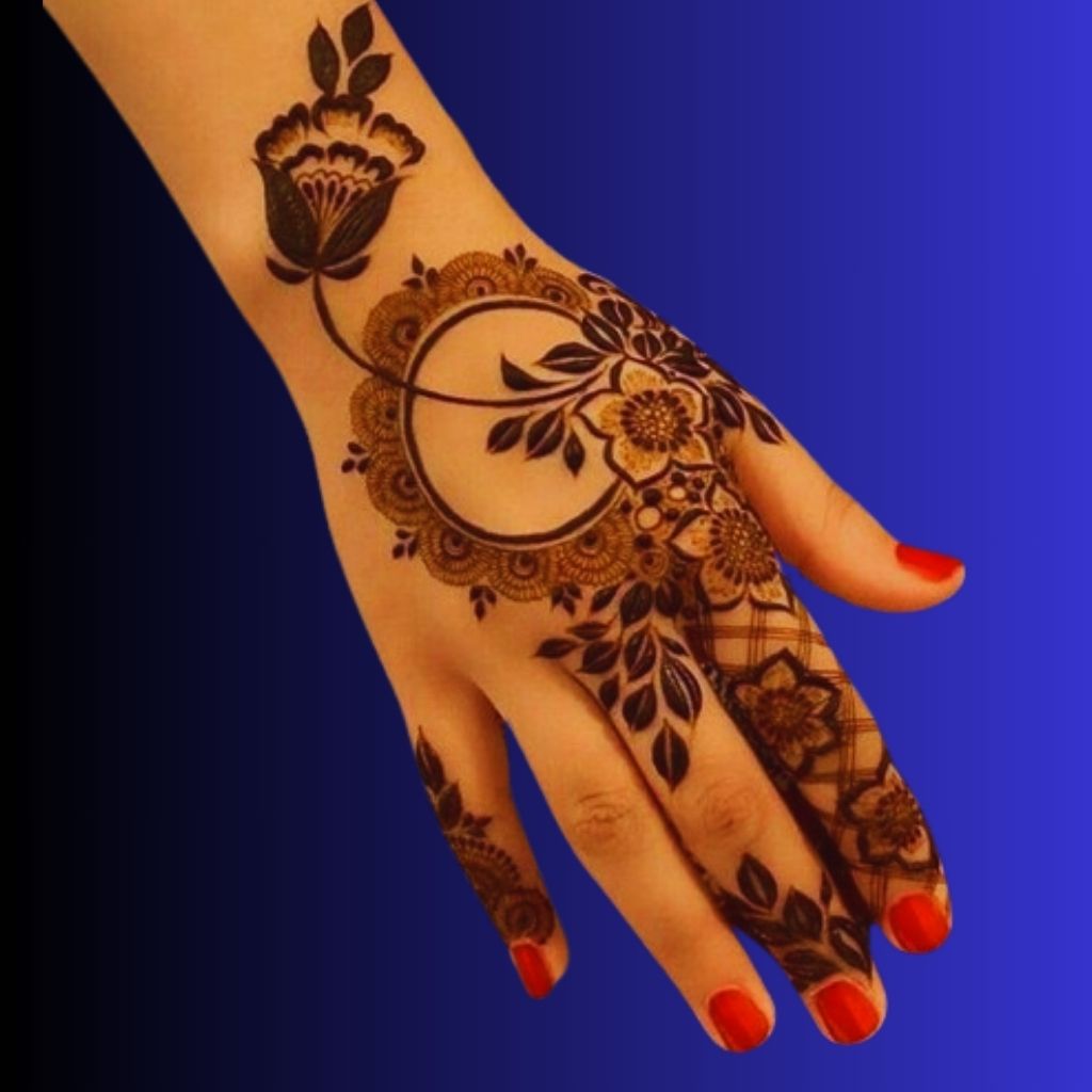 Mehndi Design Easy: + 100 Easy Mehndi Designs 2024 - Mehndi Design Simple