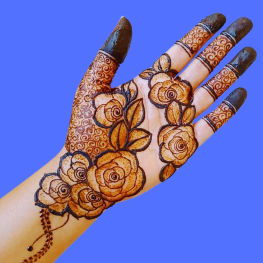 Rose Mehndi Design: Unique Arabic Rose Mehndi Design 2024 - Mehndi ...