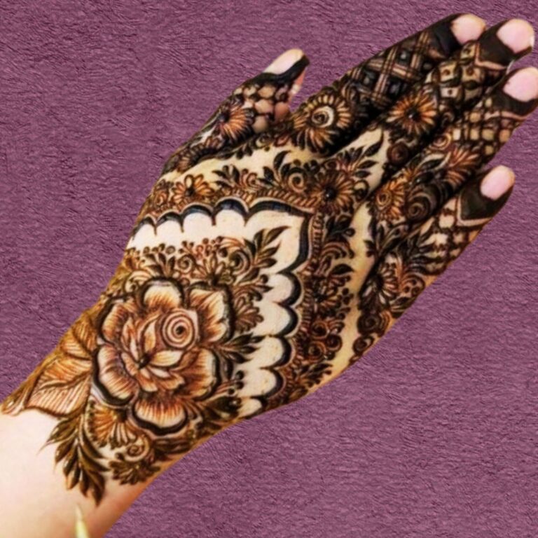 Rose Mehndi Design: Unique Arabic Rose Mehndi Design 2024 - Mehndi ...