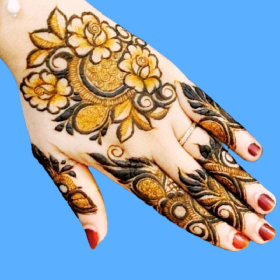 Rose Mehndi Design: Unique Arabic Rose Mehndi Design 2024 - Mehndi ...