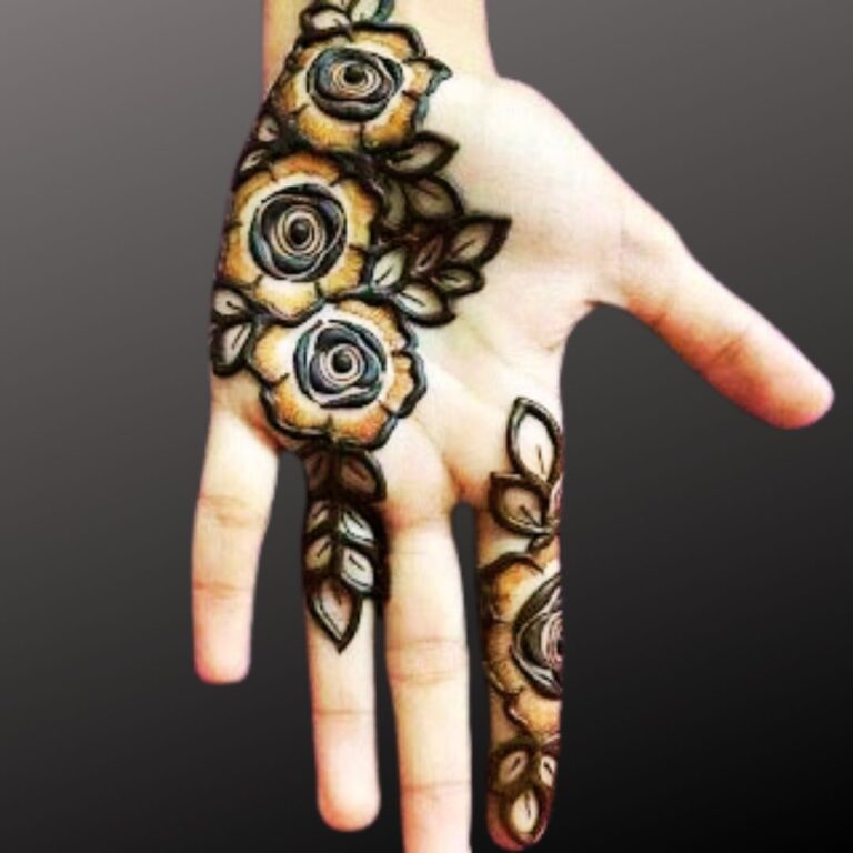 Rose Mehndi Design: Unique Arabic Rose Mehndi Design 2024 - Mehndi ...
