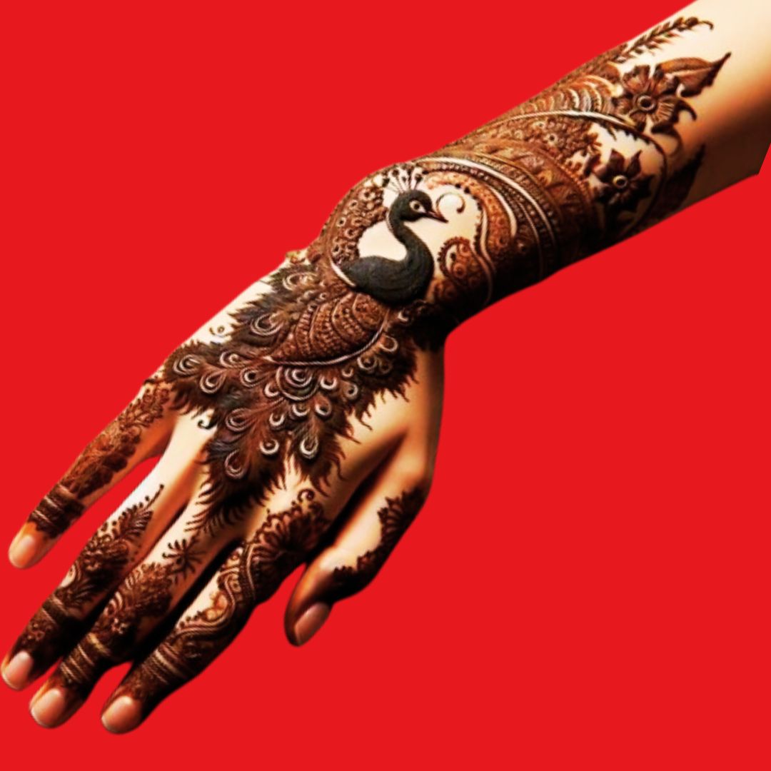 Peacock Mehndi Design: Royal Peacock Mehndi Design 2024 - Mehndi Design ...