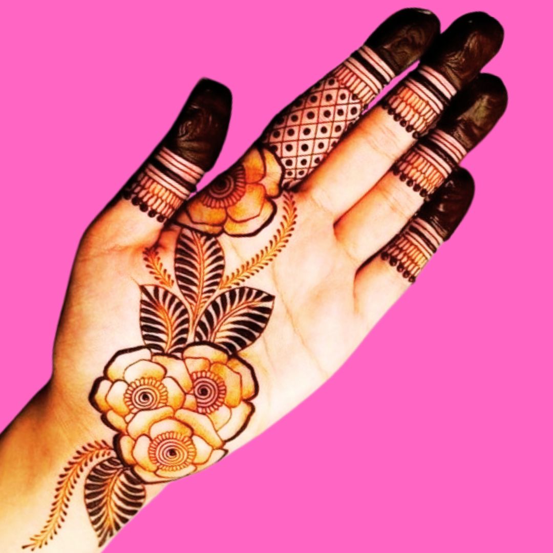 Rose Mehndi Design: Unique Arabic Rose Mehndi Design 2024 - Mehndi ...